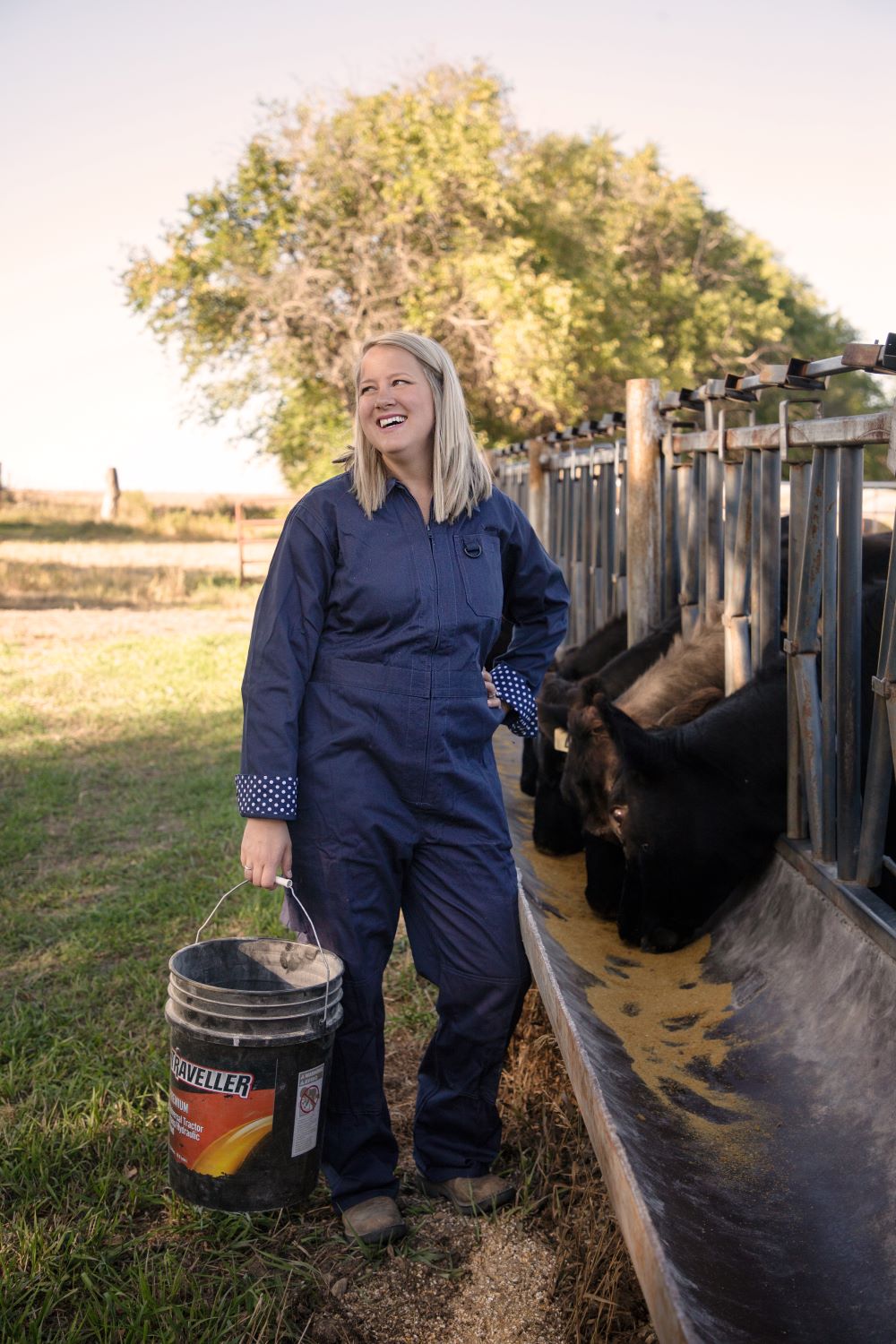Classic Coverall | Navy Blue With Navy Polka Dot Trim | Rosies Workwear | Coveralls & Overalls ...